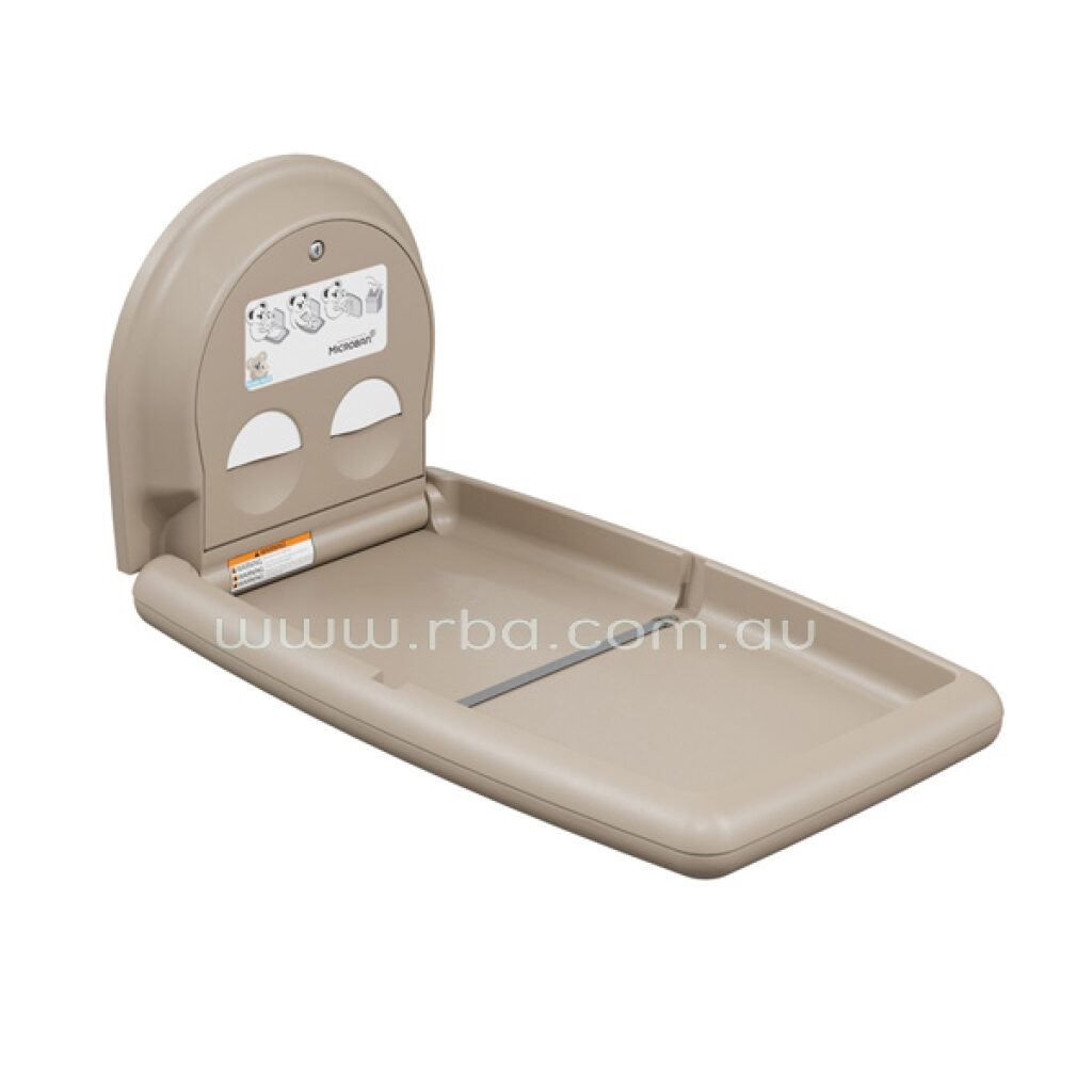 Koala Kare Vertical Baby Change Table | Beige | RBA Baby Change