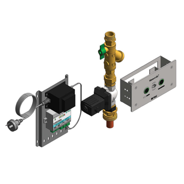 Wave-n-Go™ Touch-Free Flush Valves | Small Plate - RBA Group