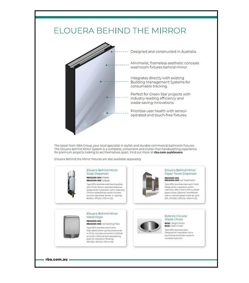 Elouera Behind The Mirror - RBA (AU)